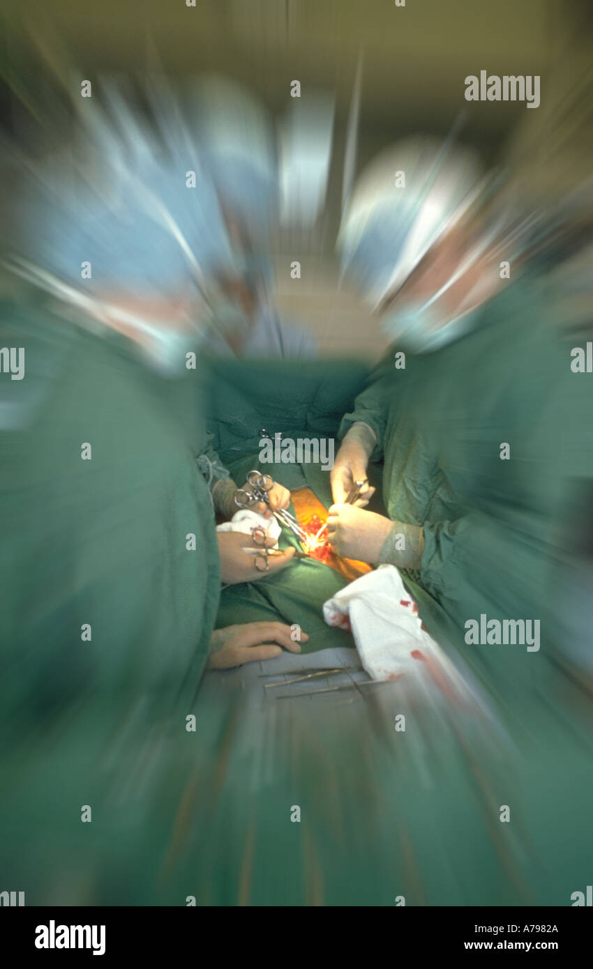 Operating theatre team Stock Photo - Alamy
