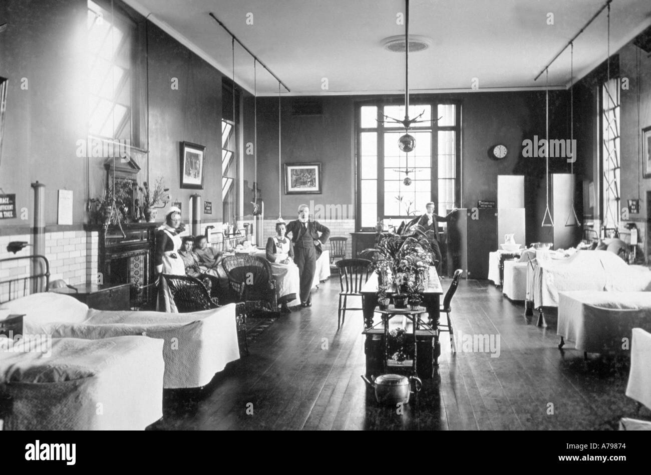 Victorian hospital building Black and White Stock Photos & Images - Alamy