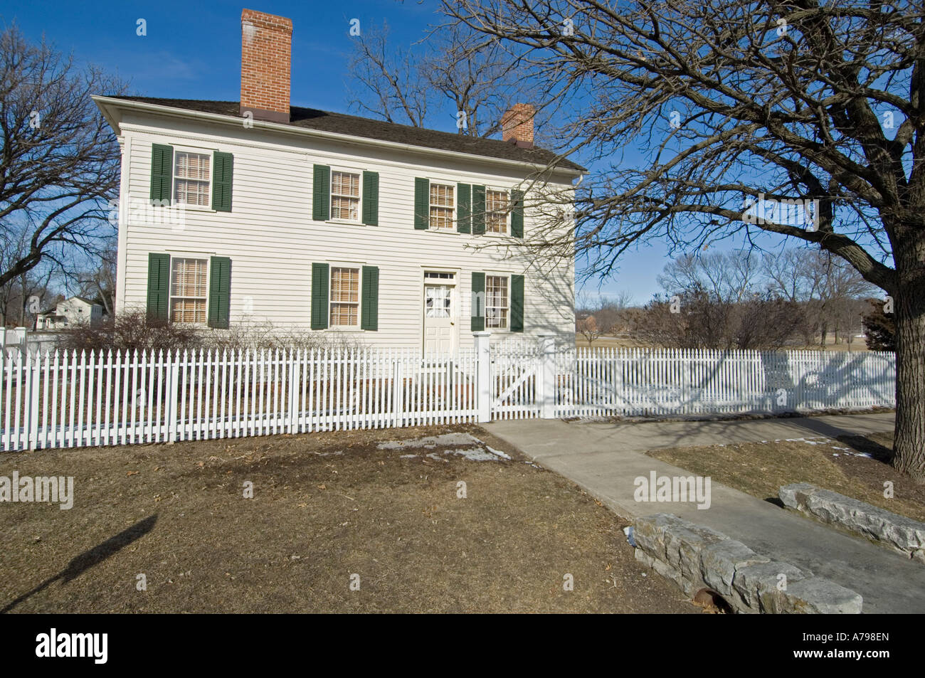 Mansion House residence of Mormon leader Joseph Smith in Nauvoo ...