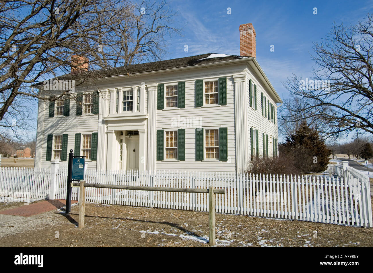 Mansion House Residence Of Mormon Leader Joseph Smith In Nauvoo