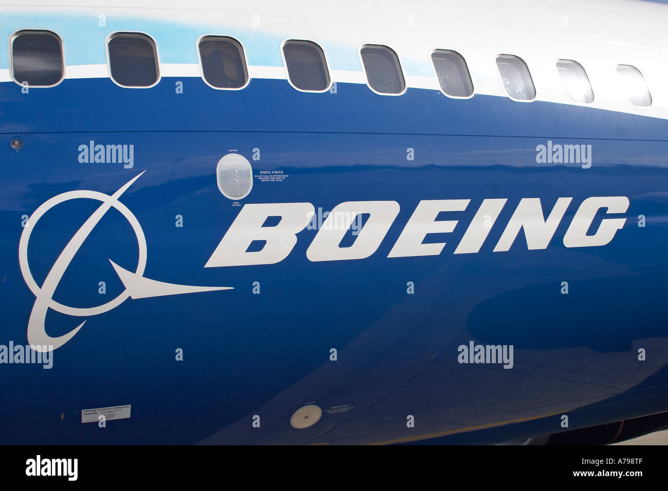 Ryanair Boeing 737 aircraft logo Stock Photo - Alamy