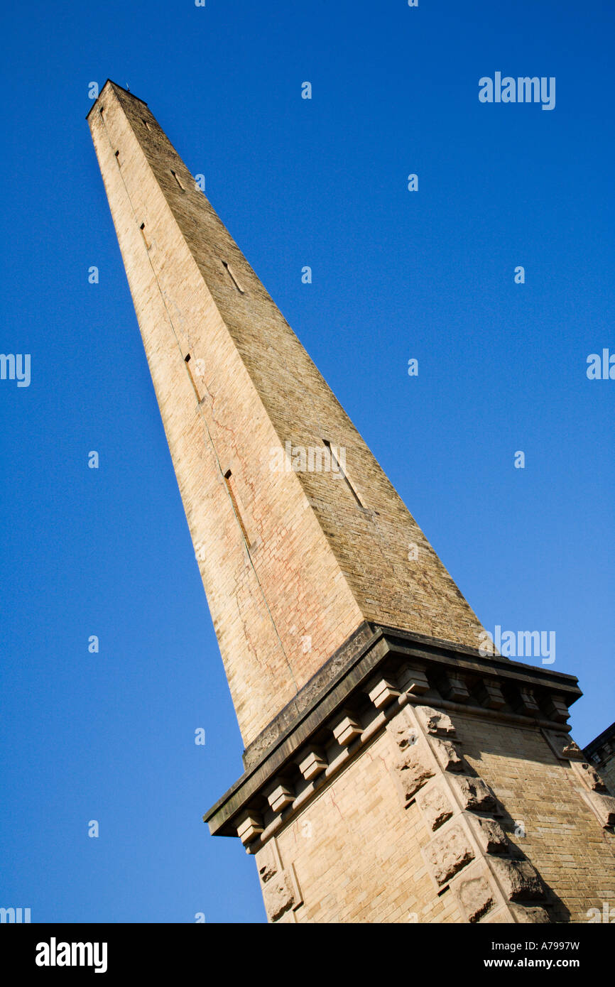 Chimney Stack at Salts Mill Art Gallery Saltaire West Yorkshire England ...