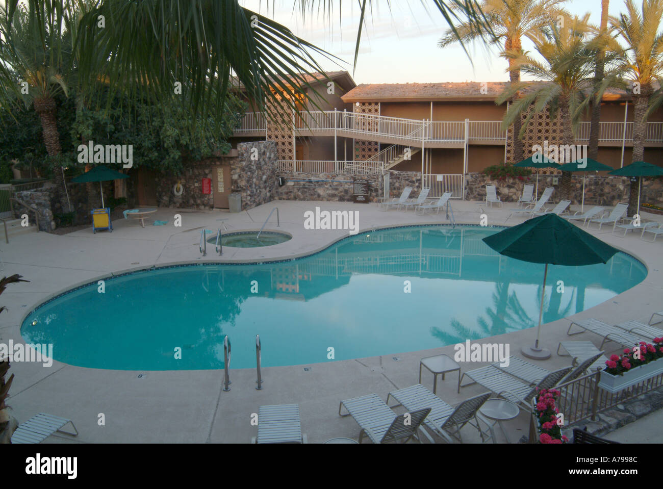 Swimming Pool at Scottsdale Arizona Stock Photo - Alamy