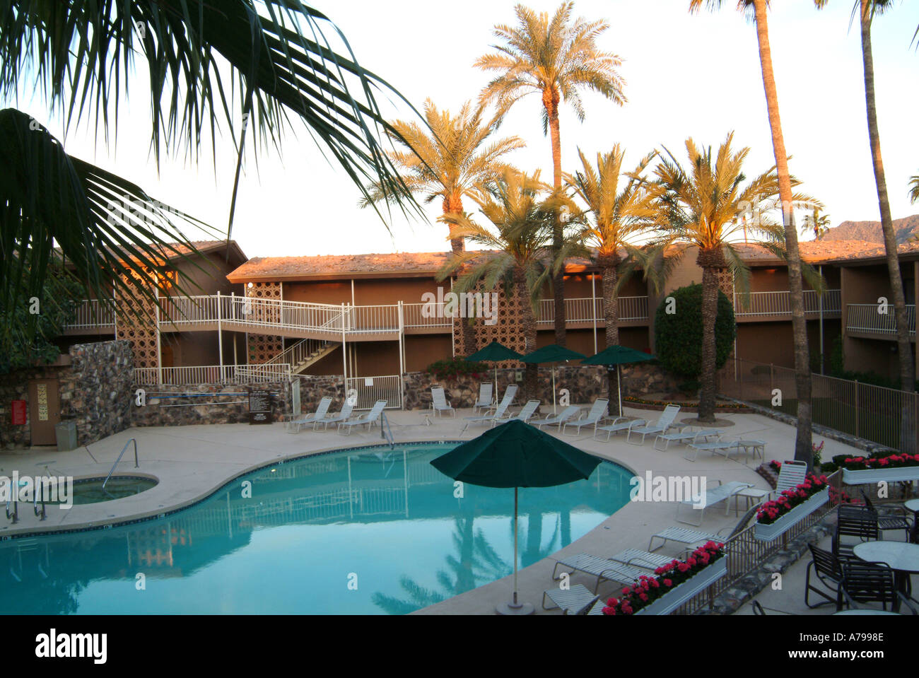 Swimming Pool at Scottsdale Arizona Stock Photo - Alamy
