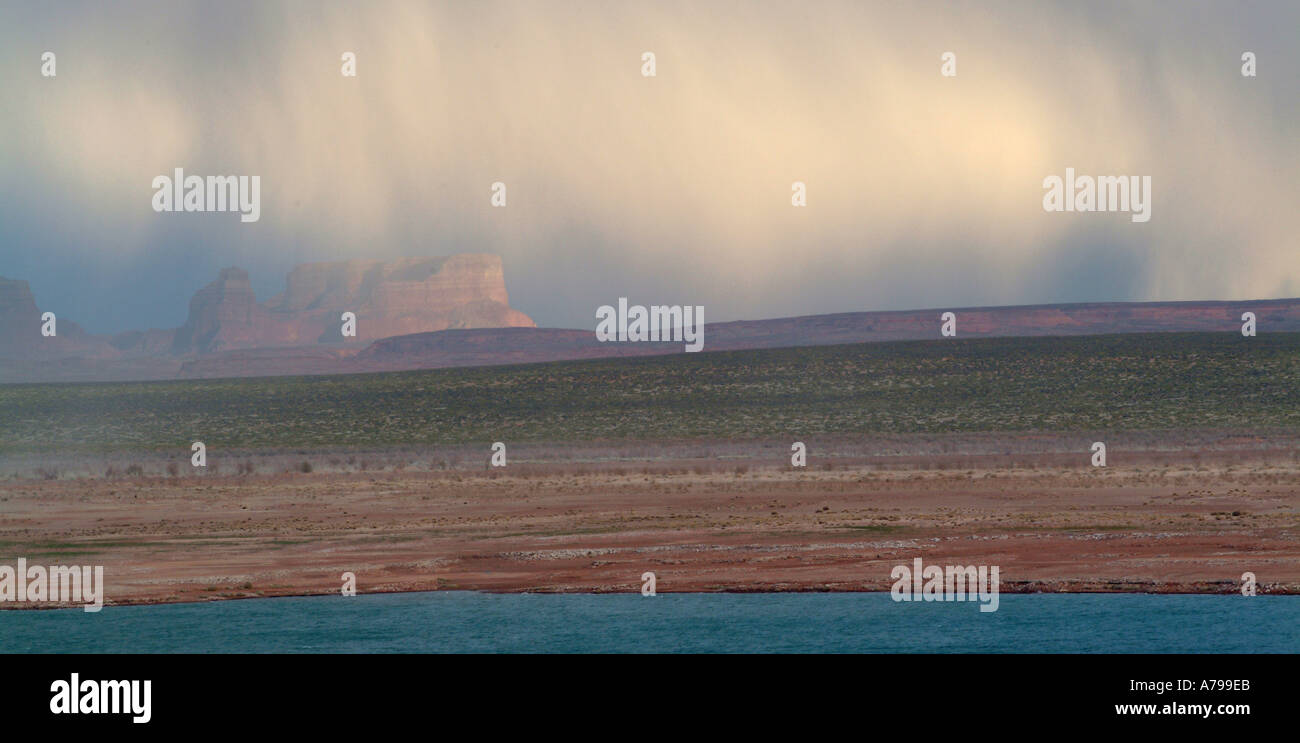 Storm Approaching at Lake Powell Arizona Stock Photo - Alamy