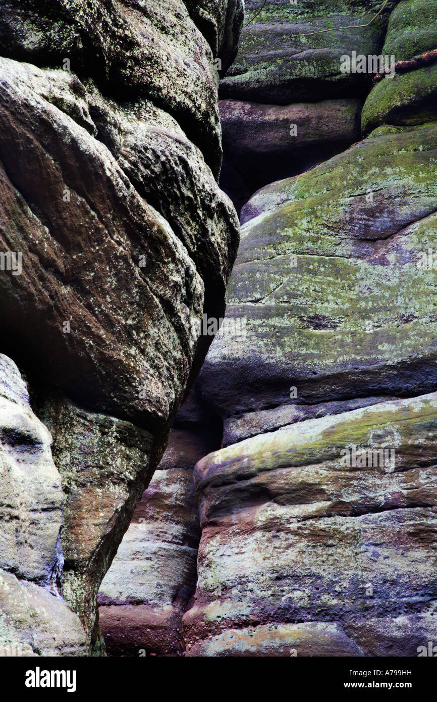 Plumpton Rocks near Knaresborough North Yorkshire England Stock Photo ...