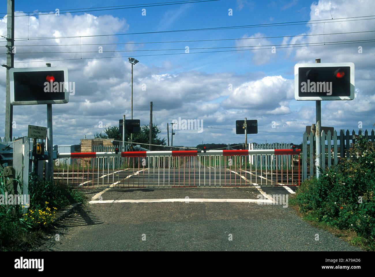 Level crossing cambridgeshire hi-res stock photography and images - Alamy