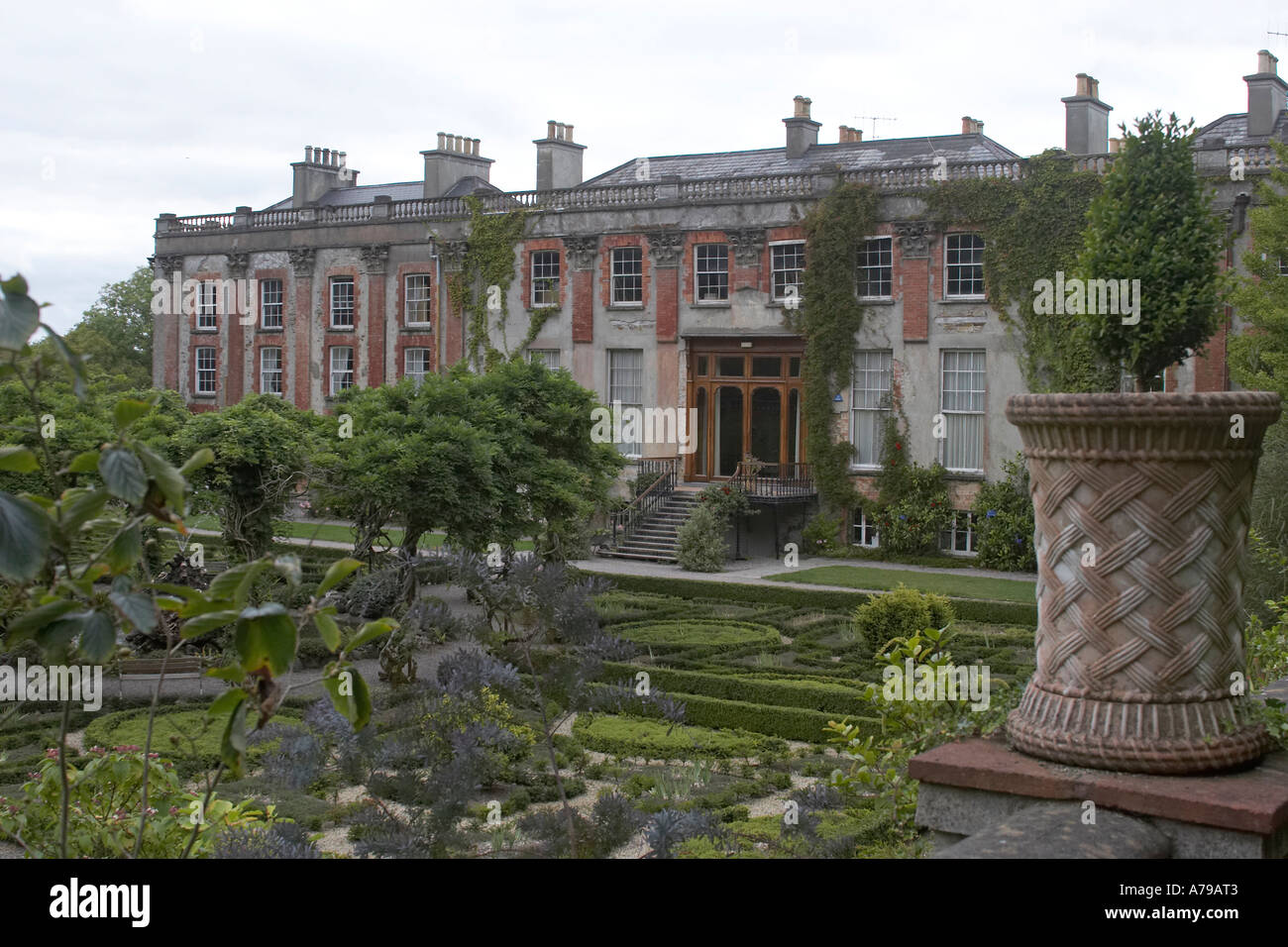 Rear elevation of Bantry House with gardens Stock Photo - Alamy