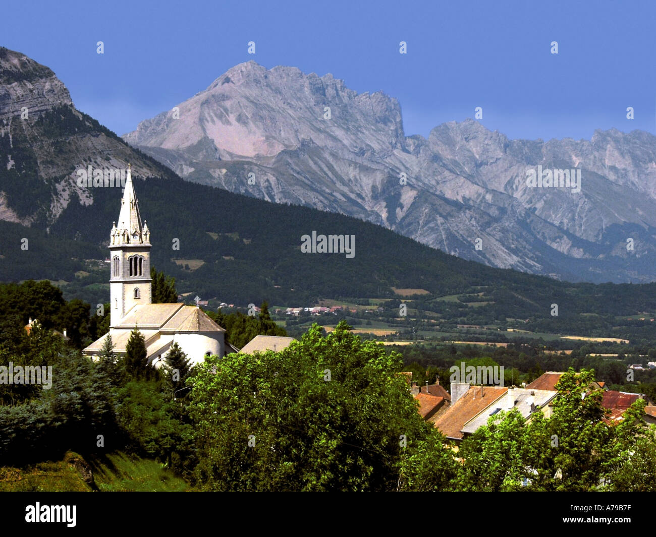 france alps provence haute alpes le champsaur region near gap Stock ...