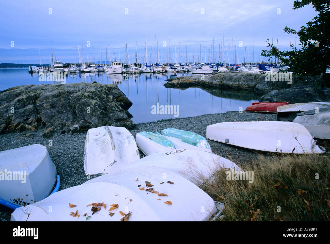 Oak Bay Marina near Victoria BC Stock Photo - Alamy