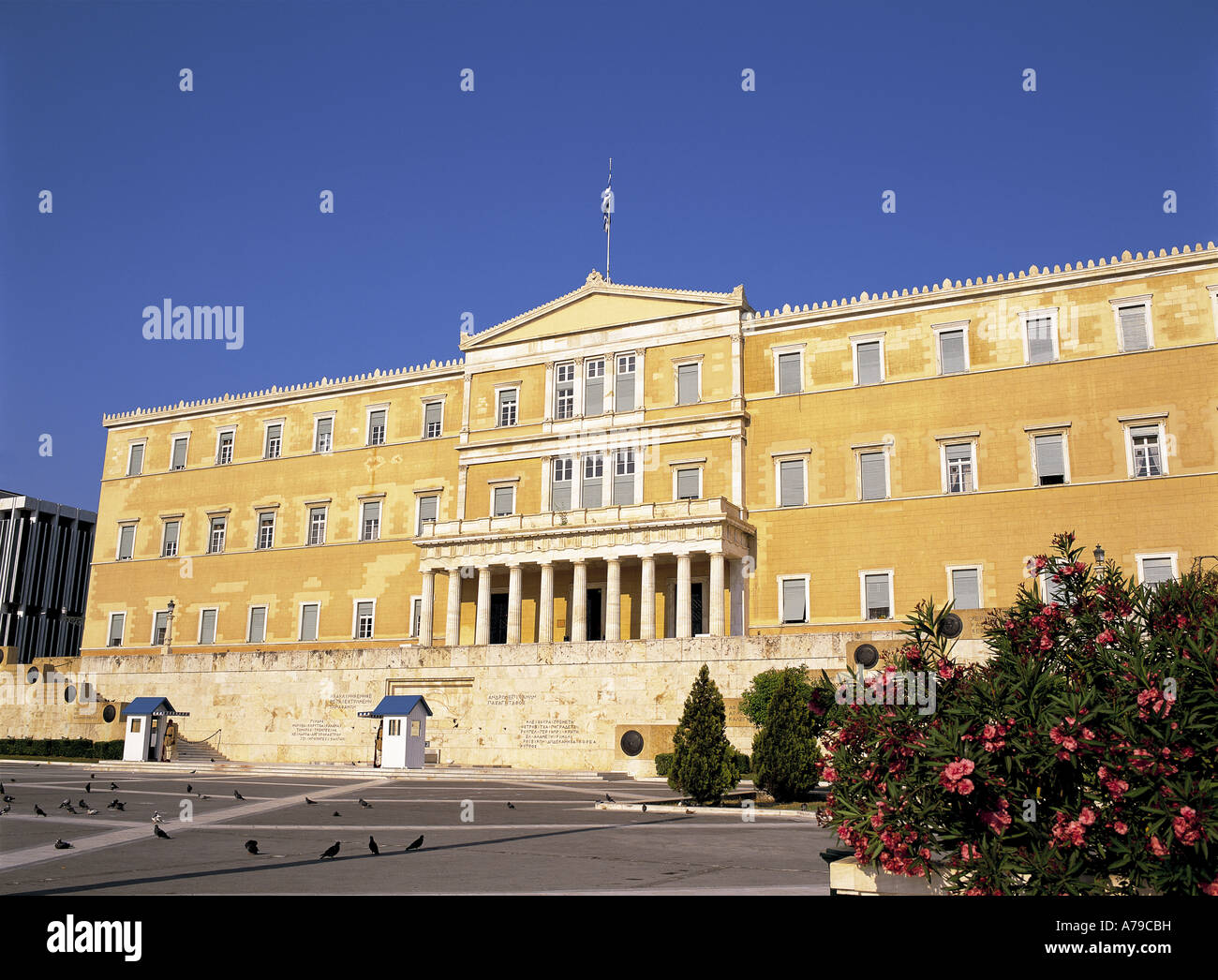 Parliament Building Athens Greece Stock Photo - Alamy