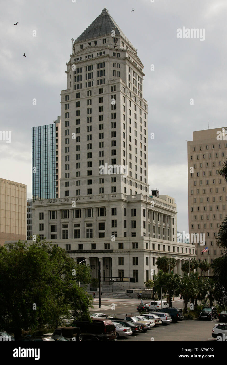 Miami Downtown South Sunshine State Florida USA modern office block ...