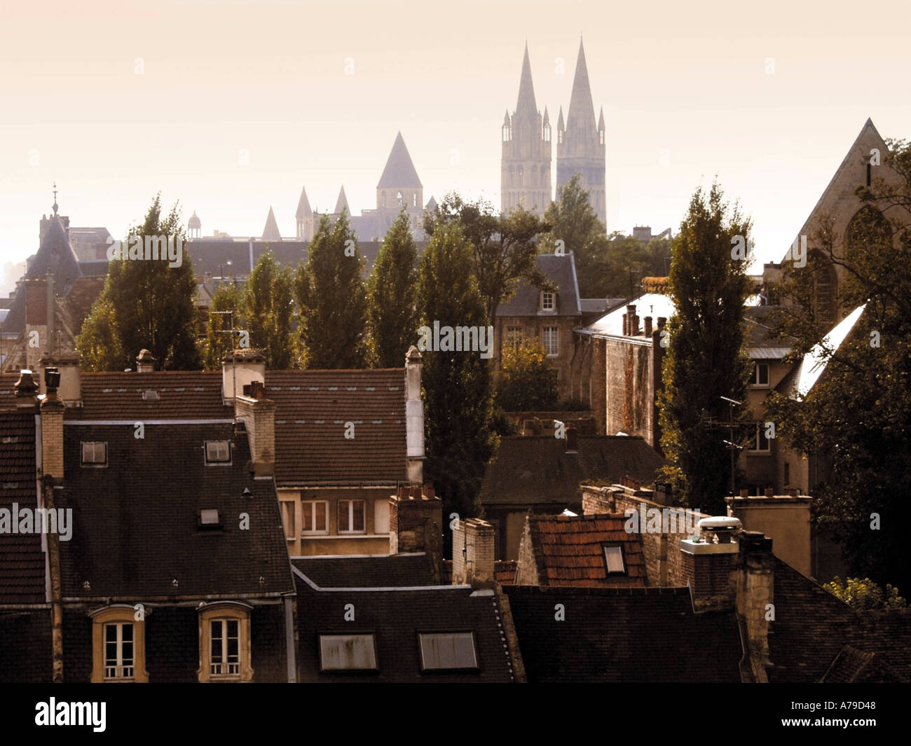 france normandy caen david martyn hughes Stock Photo - Alamy