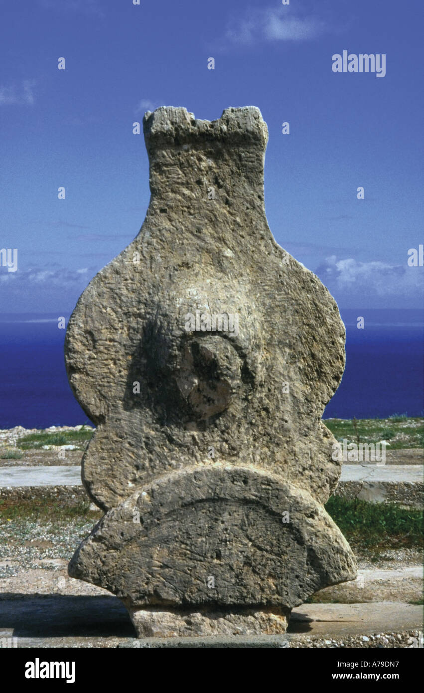 Stele at Vouni ancient ruins on North Cyprus Stock Photo - Alamy