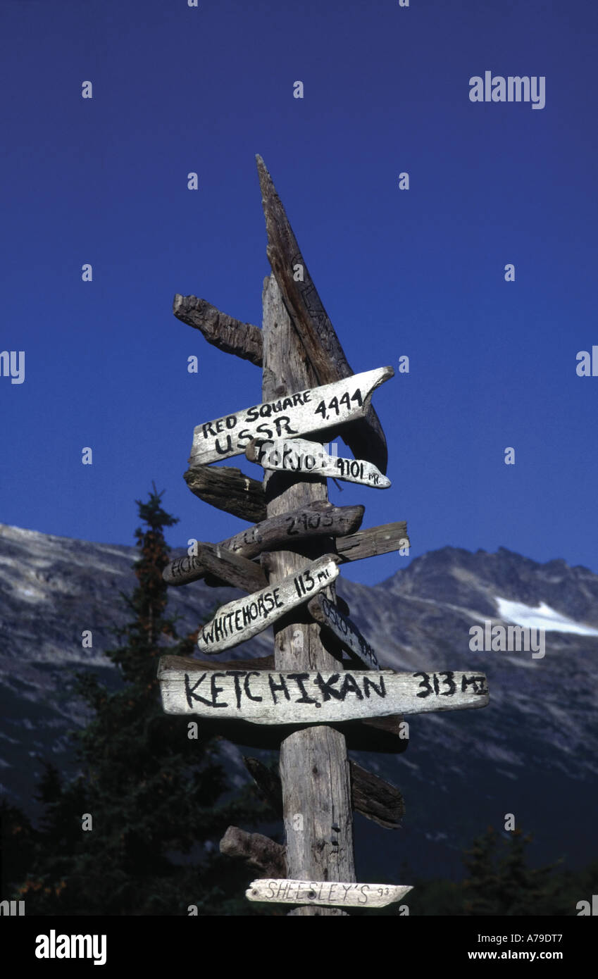World places direction distance signpost hi-res stock photography and ...