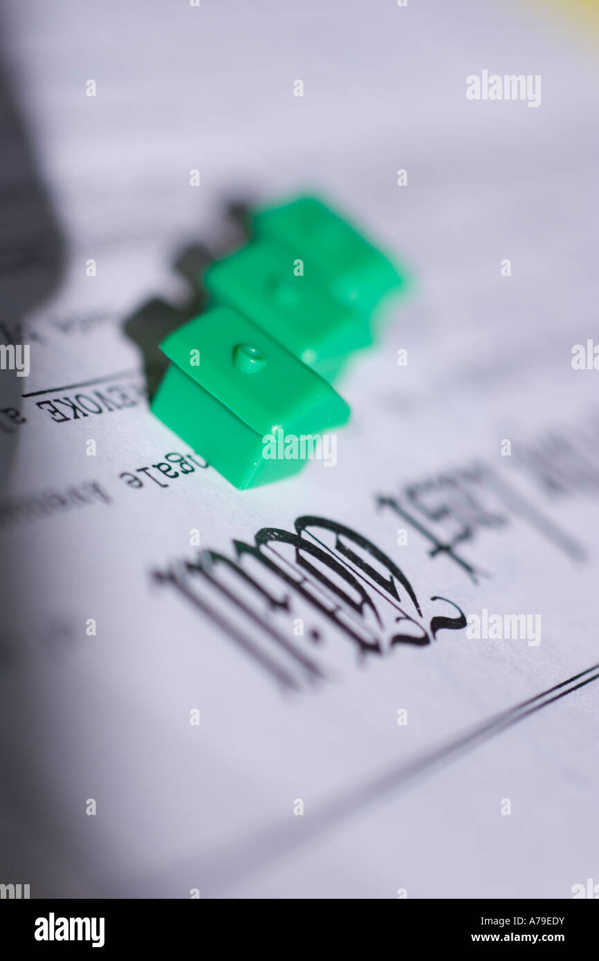 last will and testament and property inheritance Will with monopoly ...