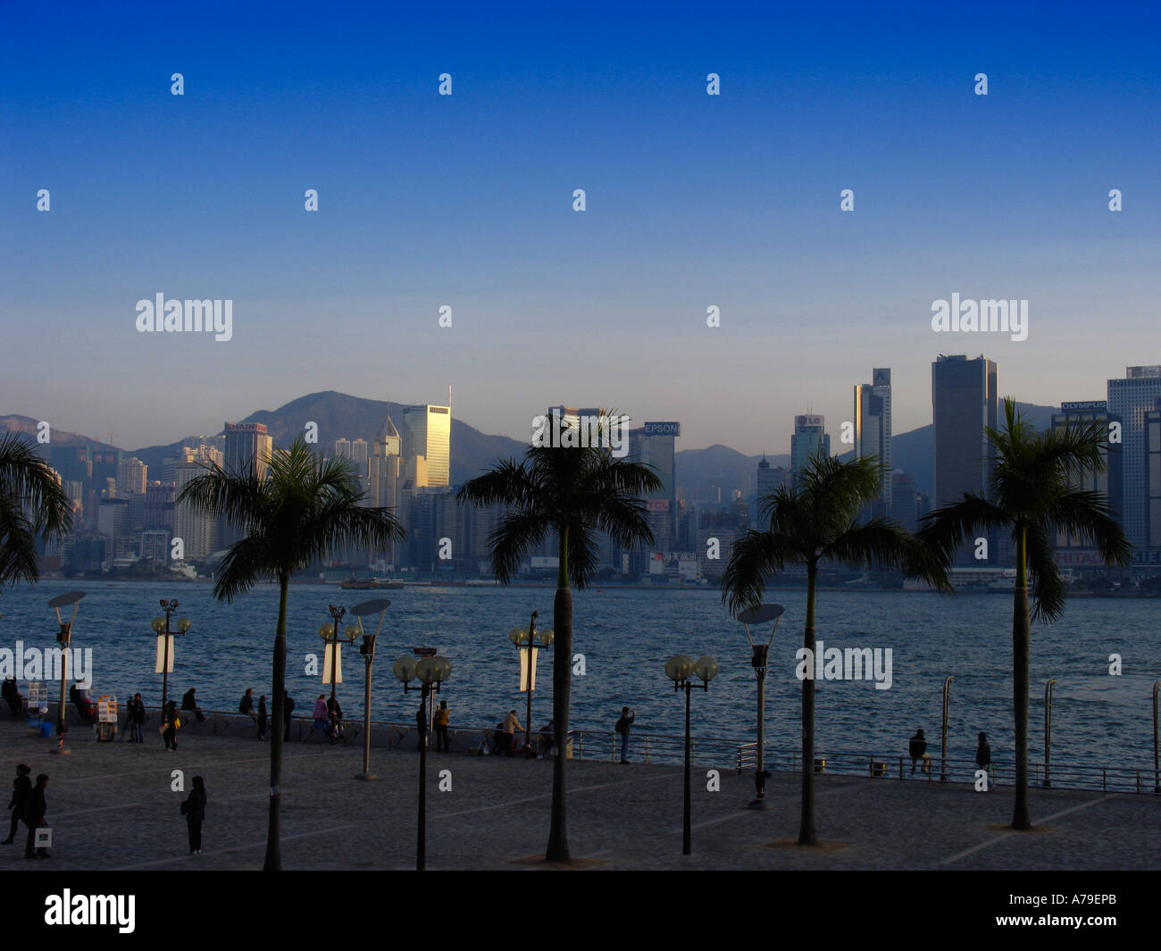 The Public Pier at the Waterfront in Kowloon Stock Photo - Alamy