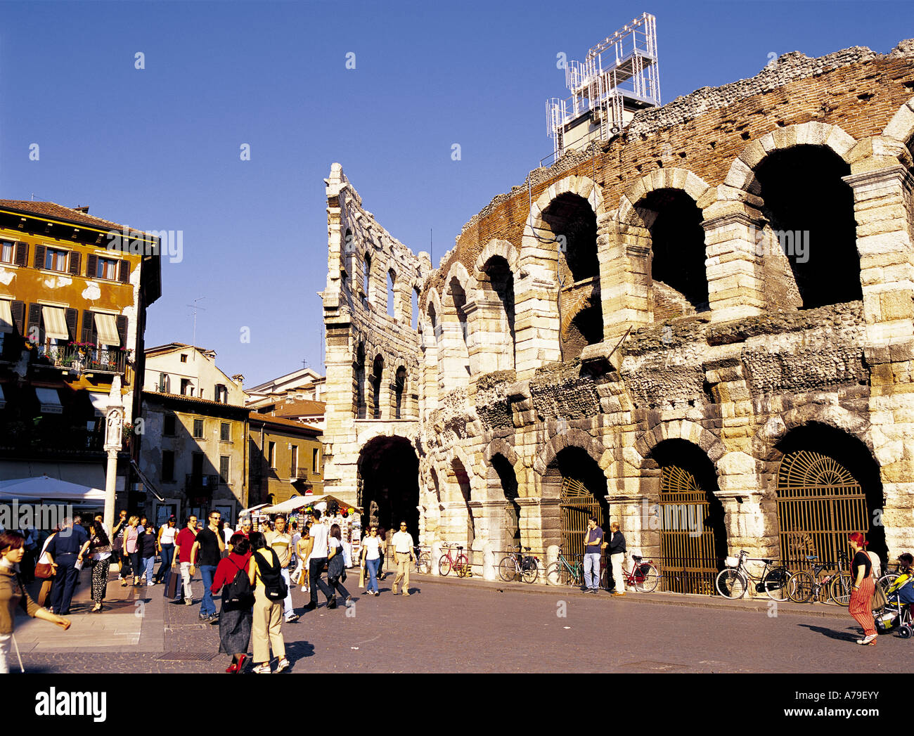 Roman arena at Verona Italy Stock Photo - Alamy