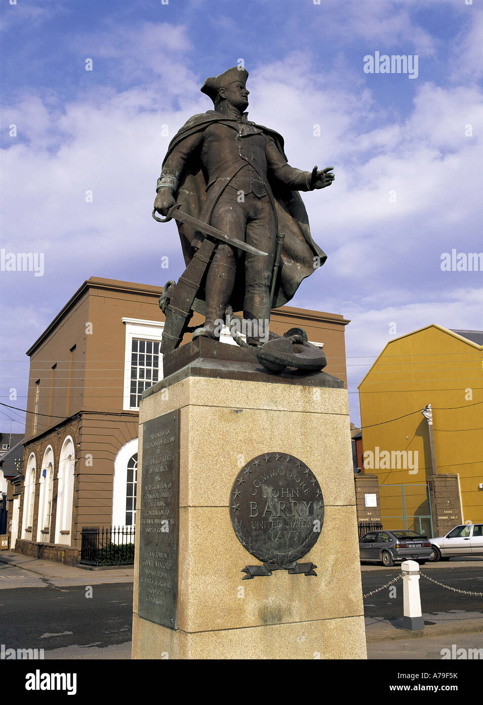 Commodore James Barry father of US Navy Wexford Ireland Stock Photo - Alamy