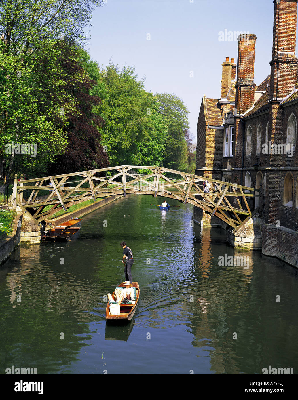 Mathematical Bridge Cambridge England Stock Photo - Alamy