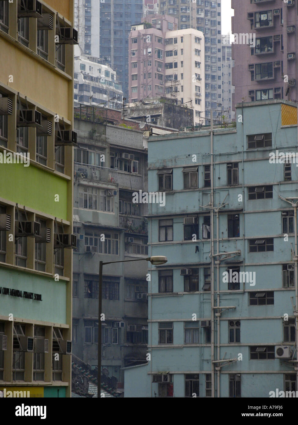 Housing area in Hong Kong Stock Photo - Alamy