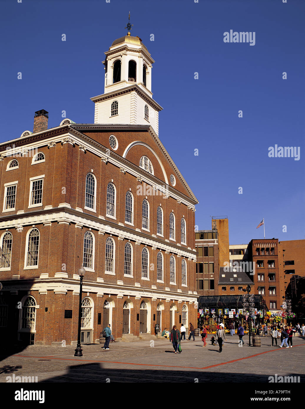 Faneuil Hall Boston Massachusetts USA Stock Photo - Alamy