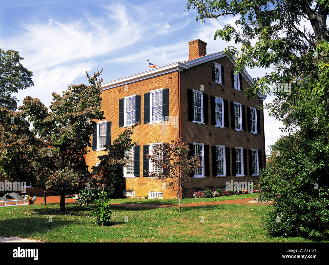 Stephen Foster birthplace Bardstown Kentucky USA Stock Photo - Alamy