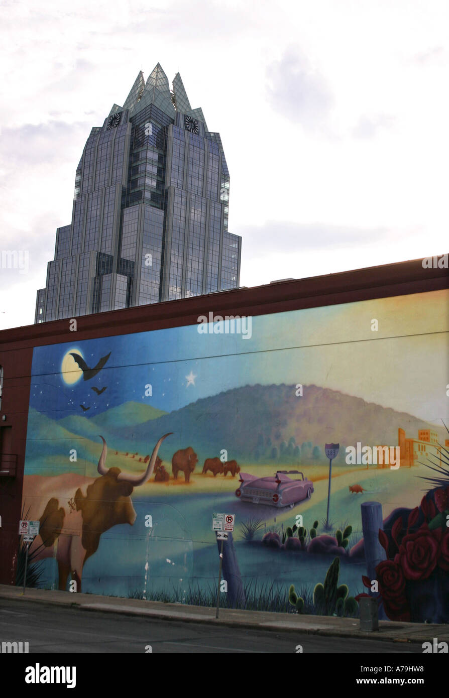 Austin texas street art mural hi-res stock photography and images - Alamy