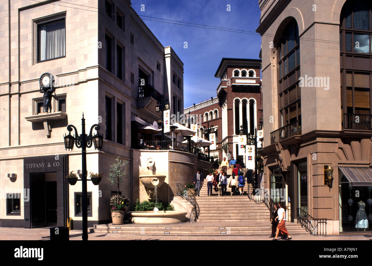 Rodeo Drive famous three-block long stretch of boutiques and shops in ...
