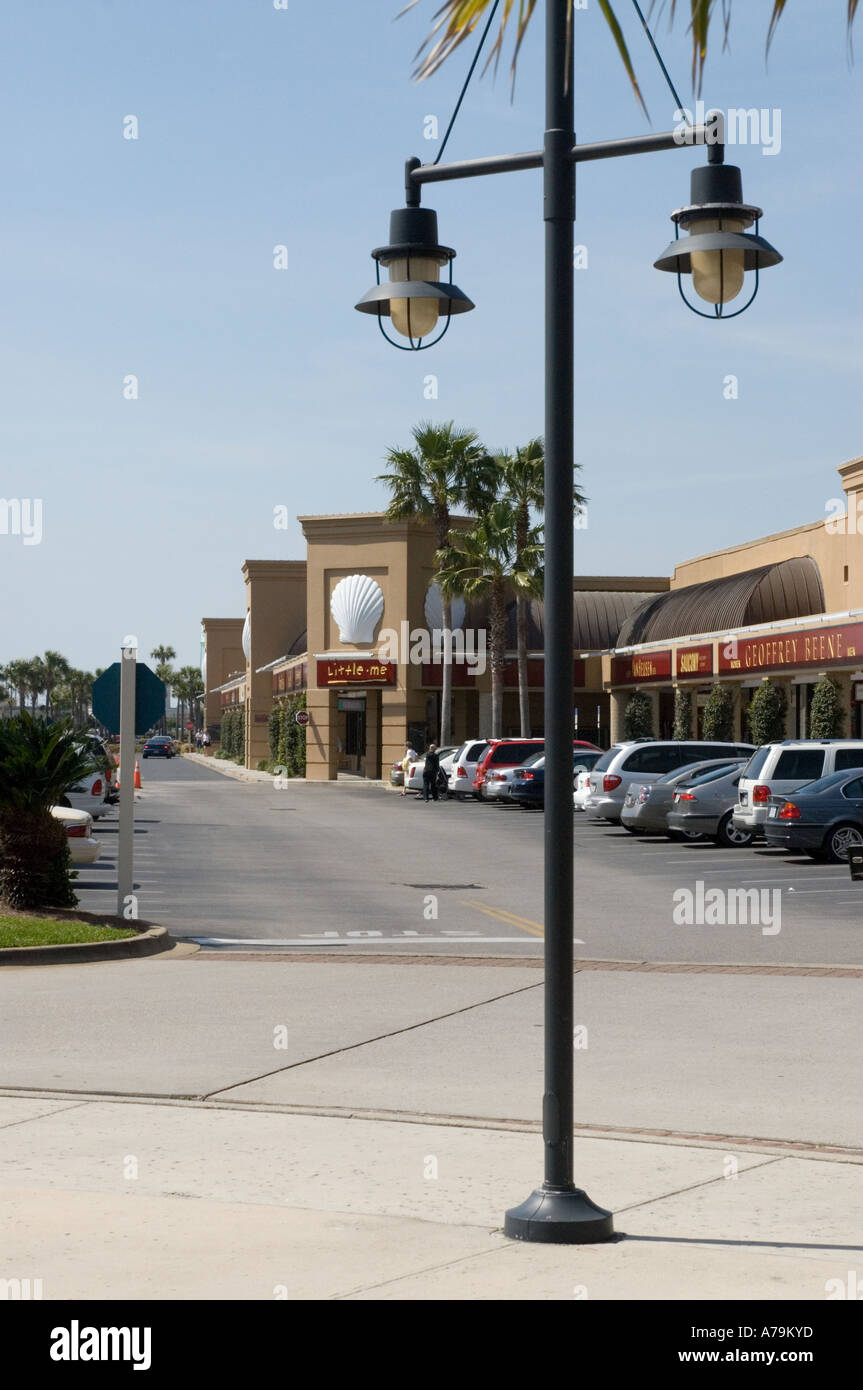 Large factory outlet mall in Destin Florida USA A shopping meca Stock ...