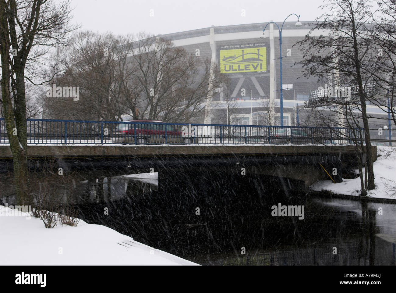Ullevi Stadium and Mölndal river in Gothenburg Stock Photo - Alamy