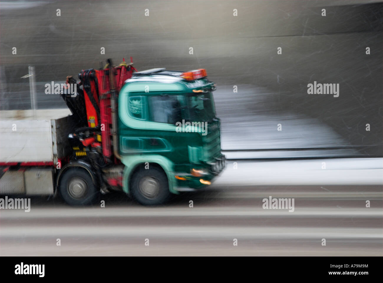 Lorry on road hi-res stock photography and images - Alamy