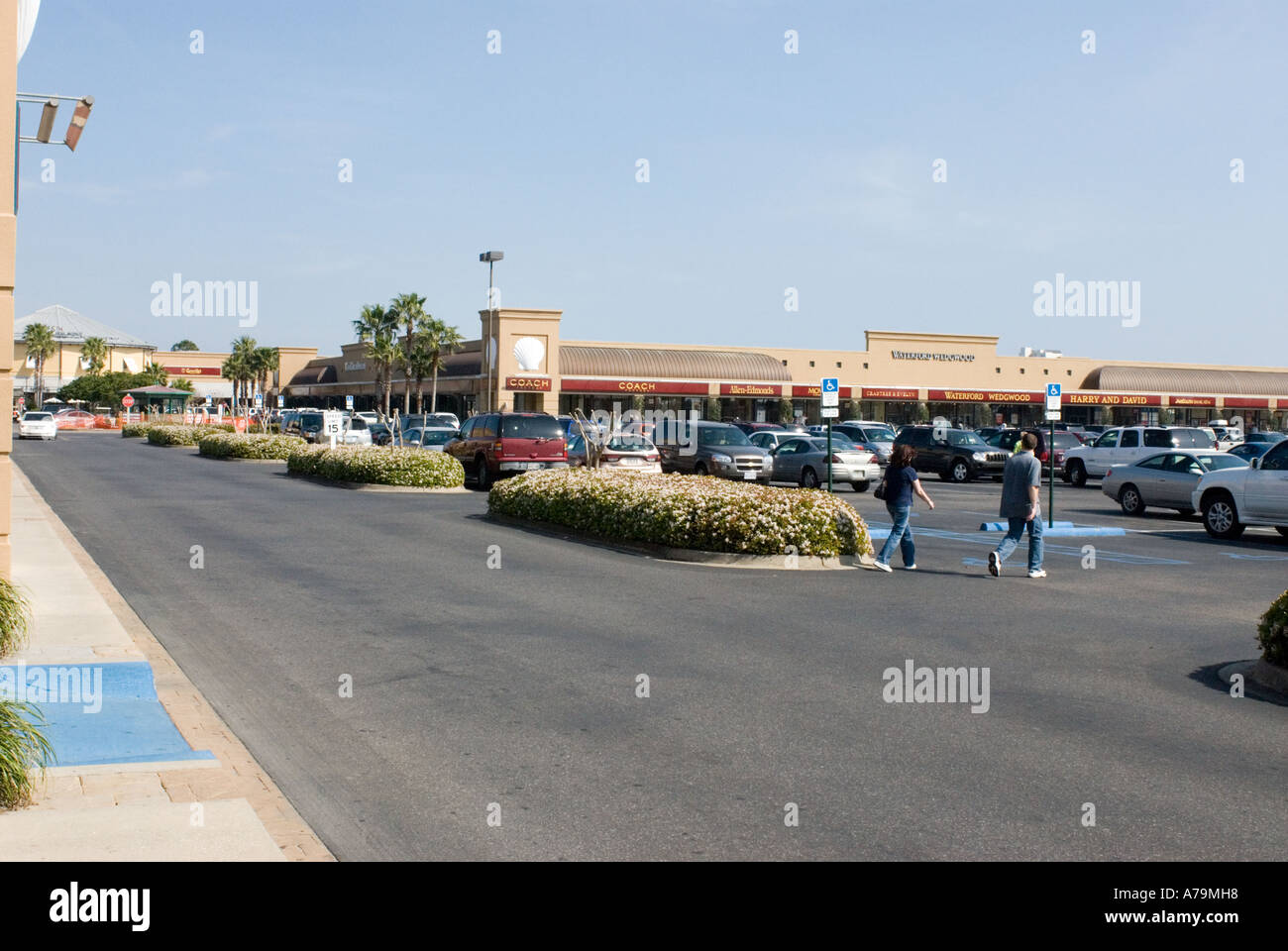 Large factory outlet mall in Destin Florida USA A shopping meca Stock ...