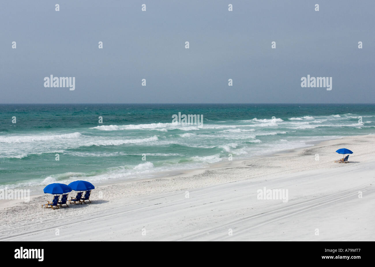 Seaside Florida USA A popular southeast tourist destination with white ...