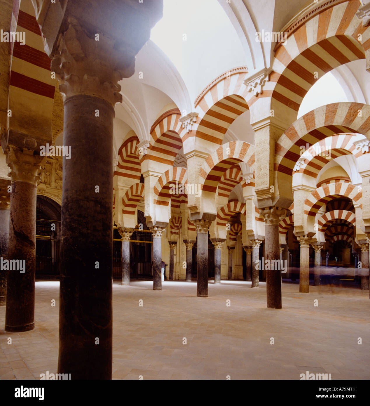 Columns prayer hall mezquita mosque cathedral hi-res stock photography ...