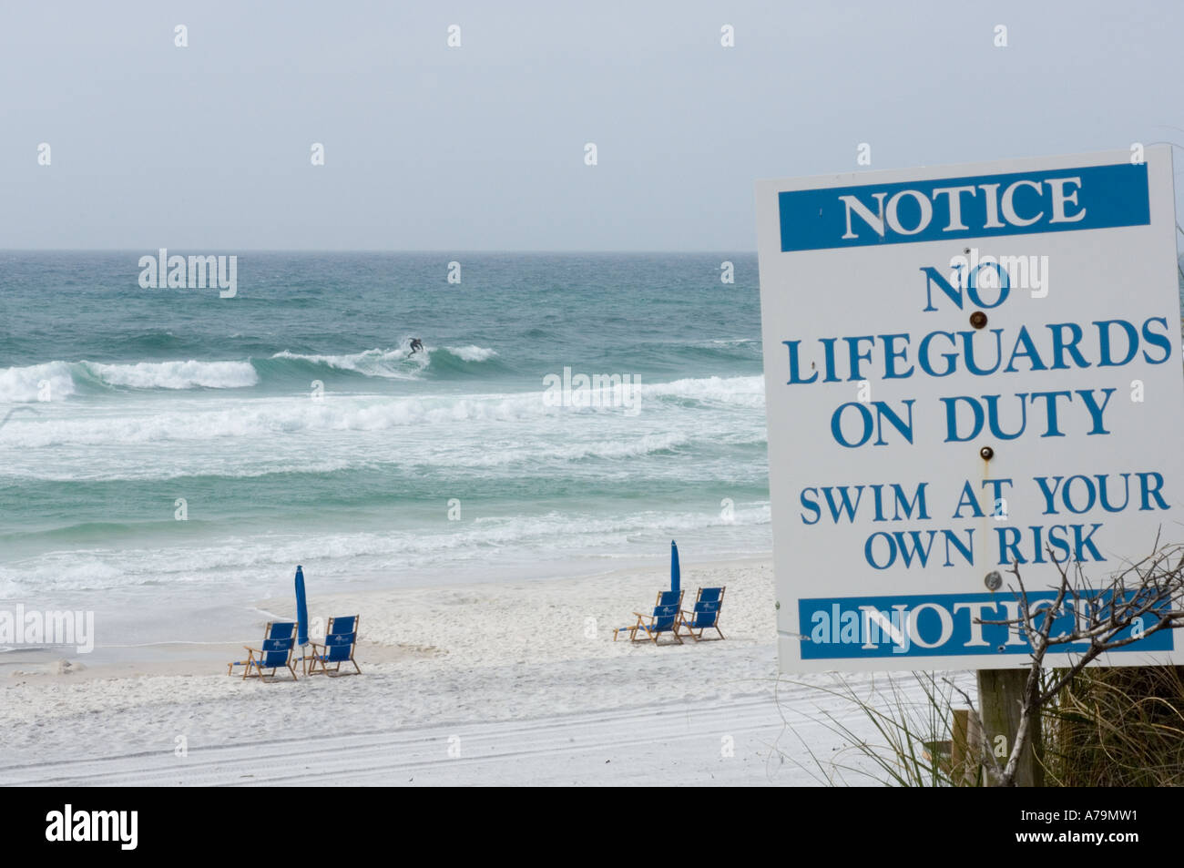 Seaside Florida USA A popular southeast tourist destination with white ...