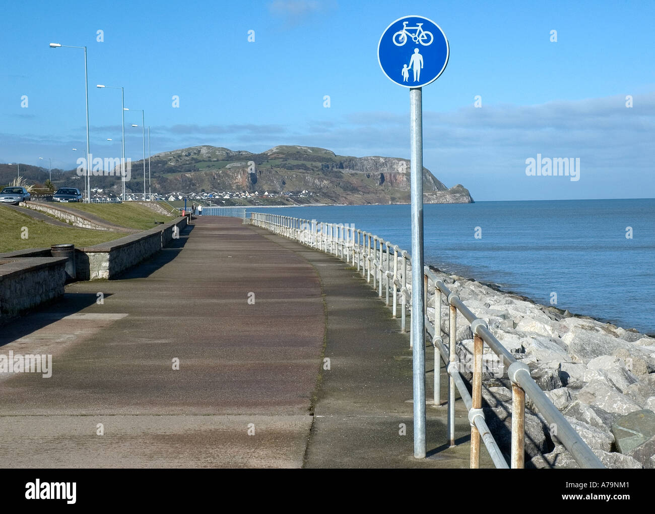 Rhos on sea cycling hi-res stock photography and images - Alamy