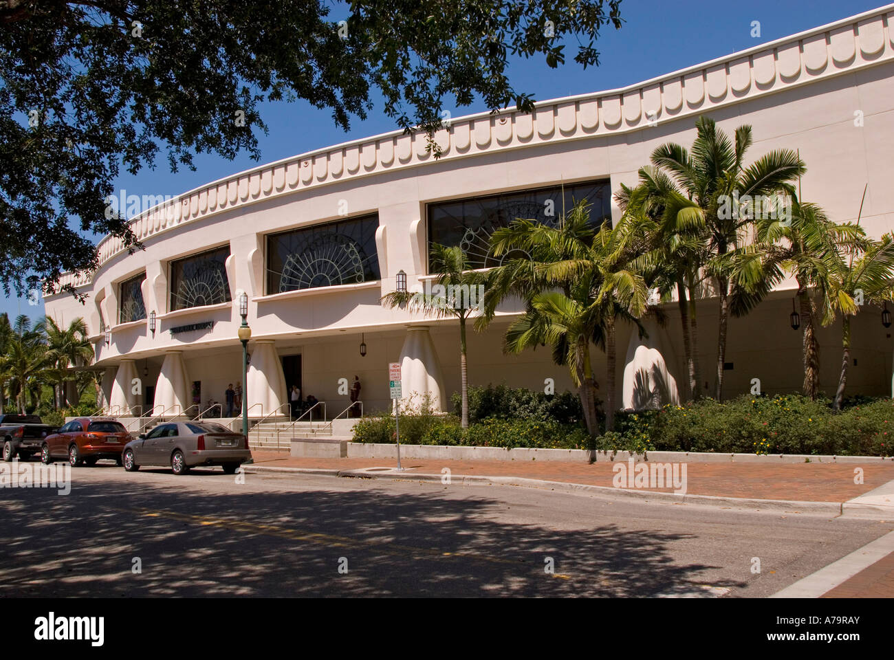 Public Library in the Five Points area of Sarasota Florida USA Stock ...