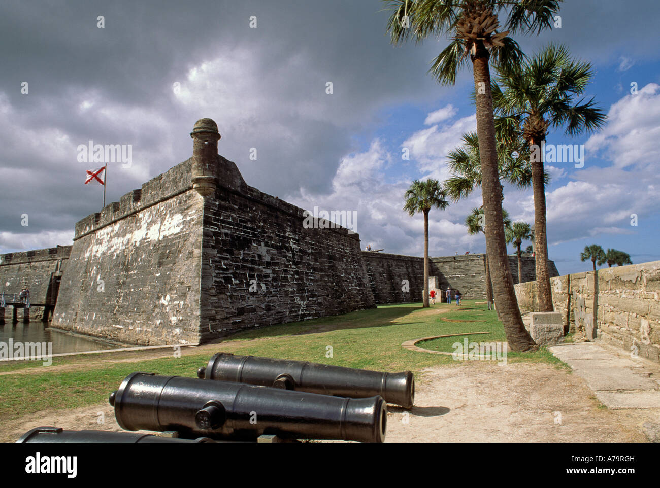 Castillo de San Marcos in St Augustine Florida USA Stock Photo - Alamy
