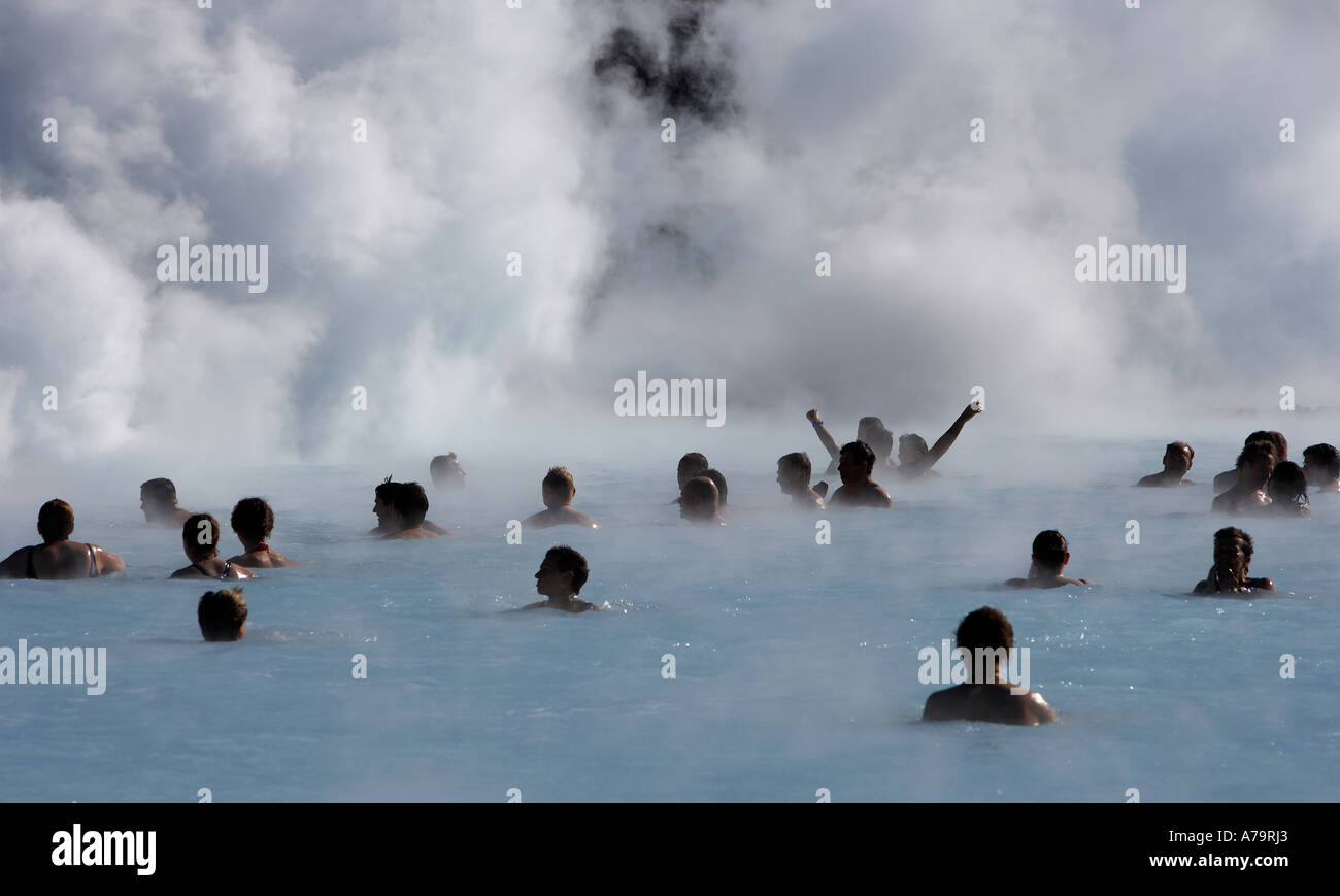 Blue Lagoon, Geothermal Hot Springs, Iceland Stock Photo - Alamy