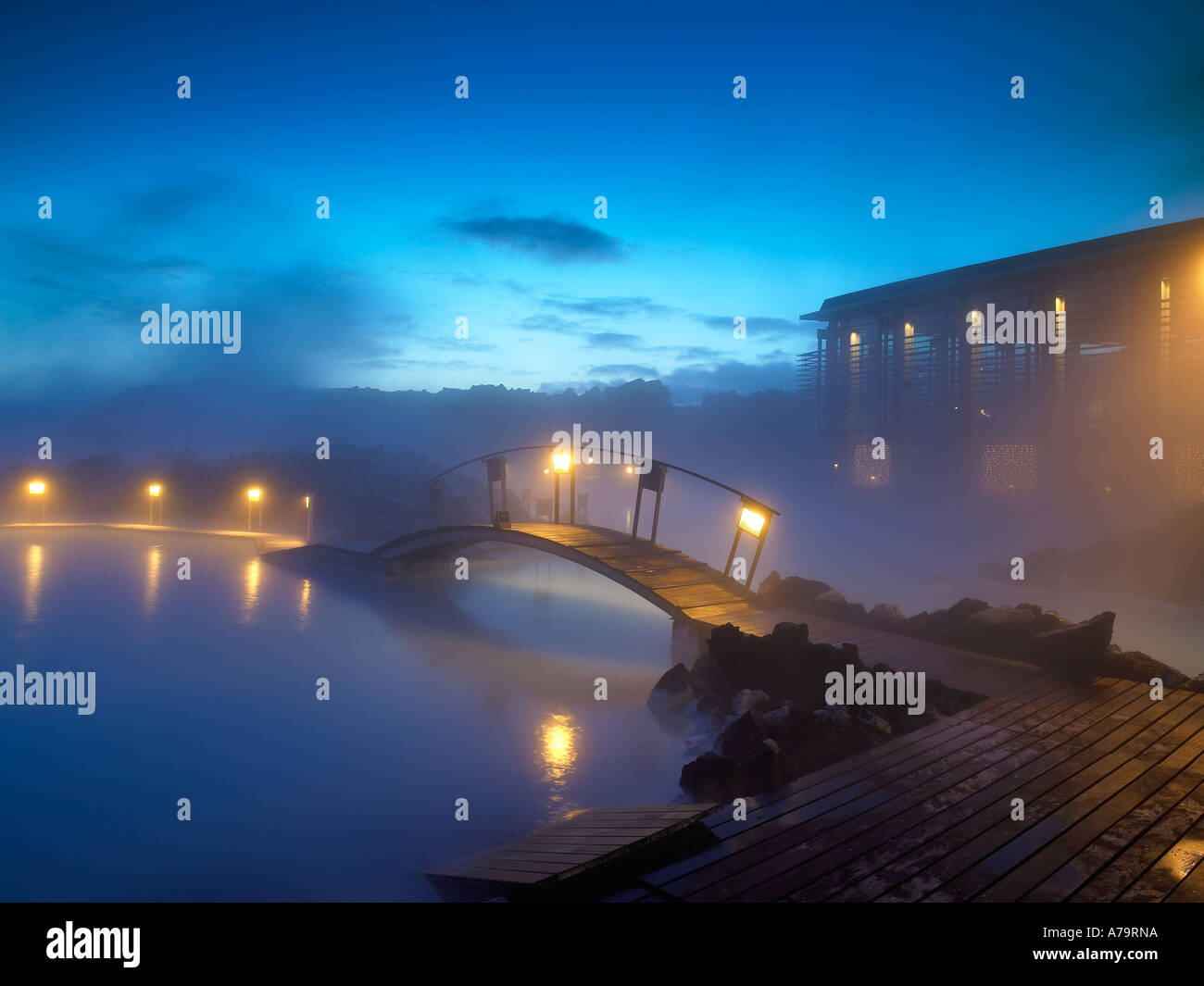 Blue Lagoon, geothermal hot spring Iceland Stock Photo - Alamy