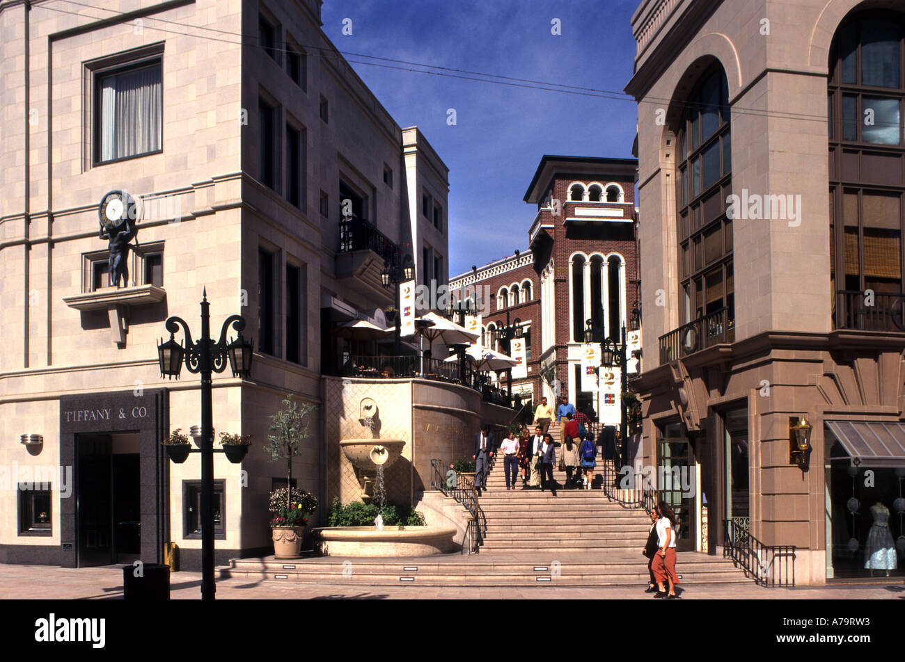 Tiffany & Co Rodeo Drive boutiques shops Beverly Hills Los Angeles ...