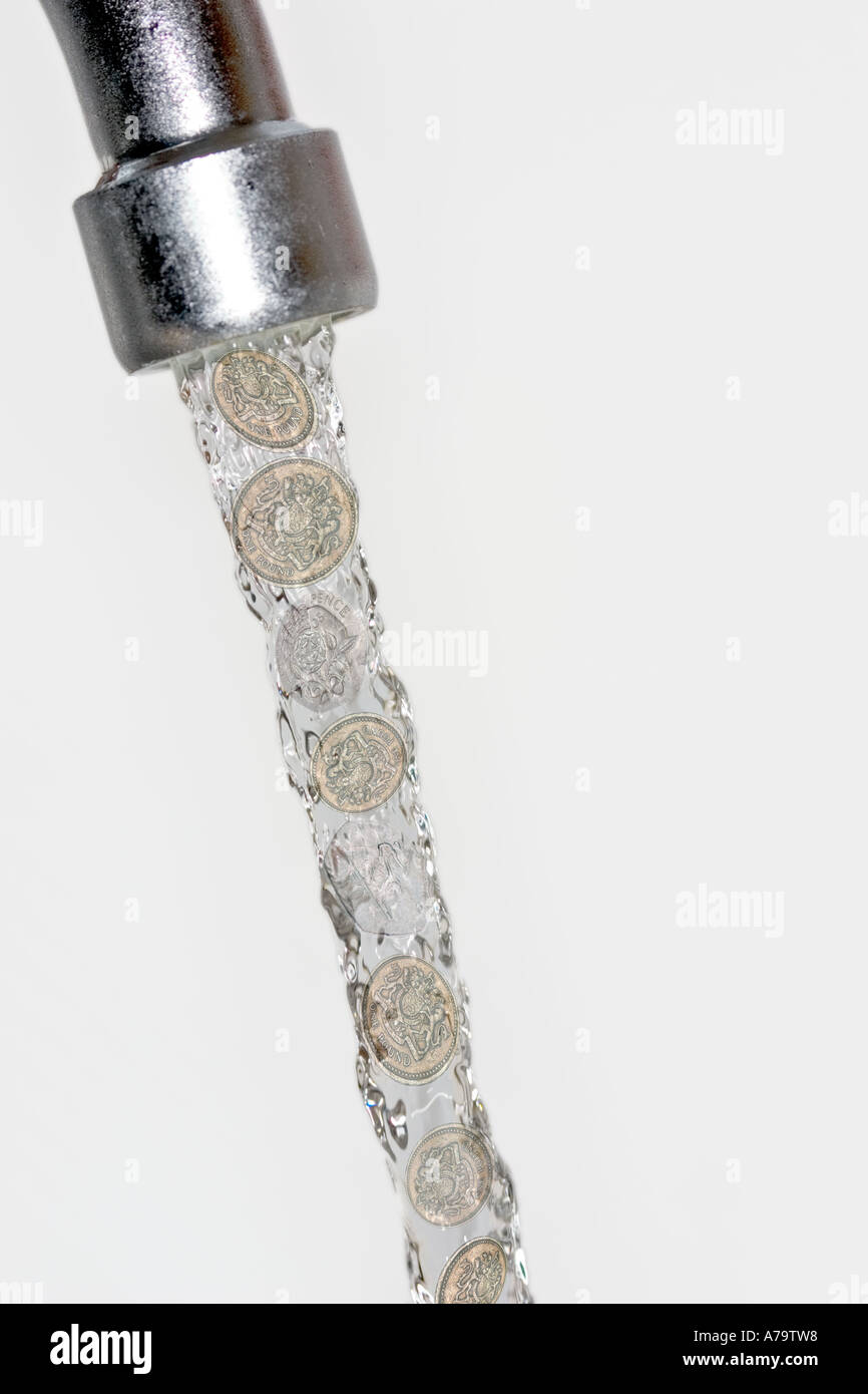 Faucet and money hi-res stock photography and images - Alamy