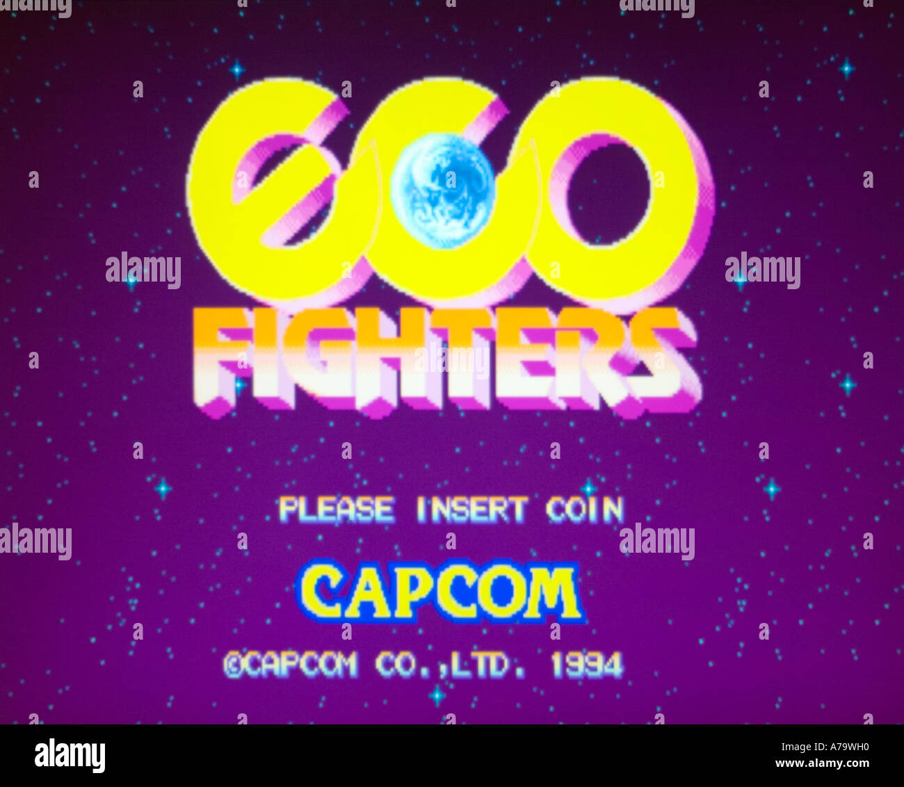 ECO Fighters Capcom 1994 vintage arcade videogame screenshot ...