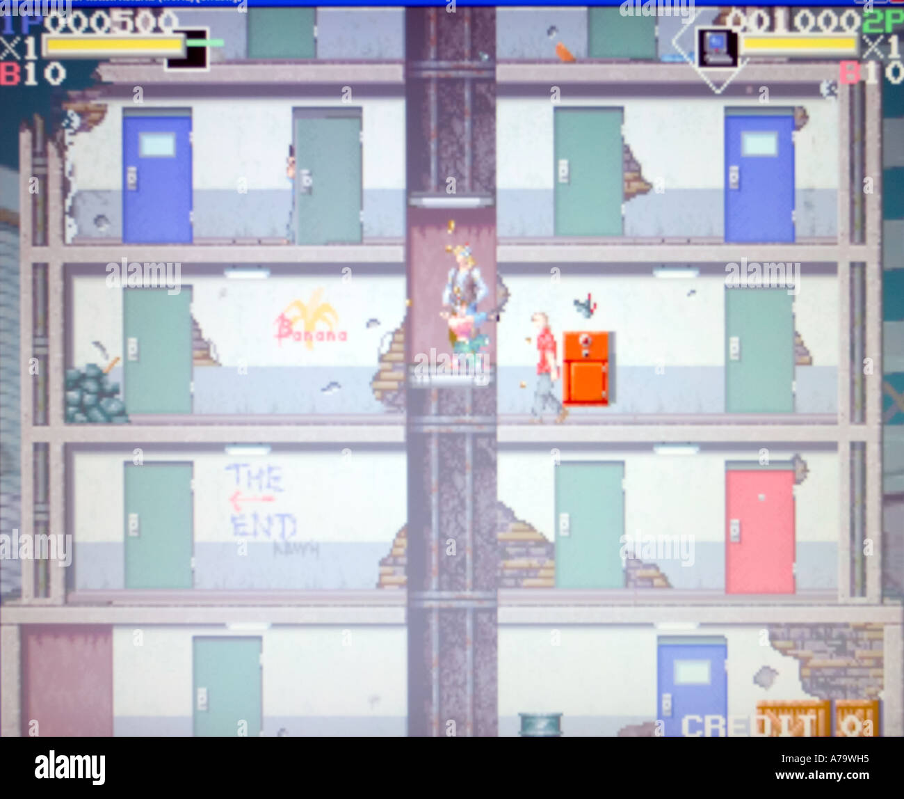 Elevator Action Returns Taito 1994 vintage arcade videogame screenshot ...