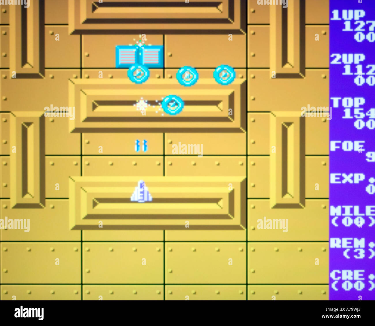 Espial Thunderbolt 1983 vintage arcade videogame screenshot - EDITORIAL ...