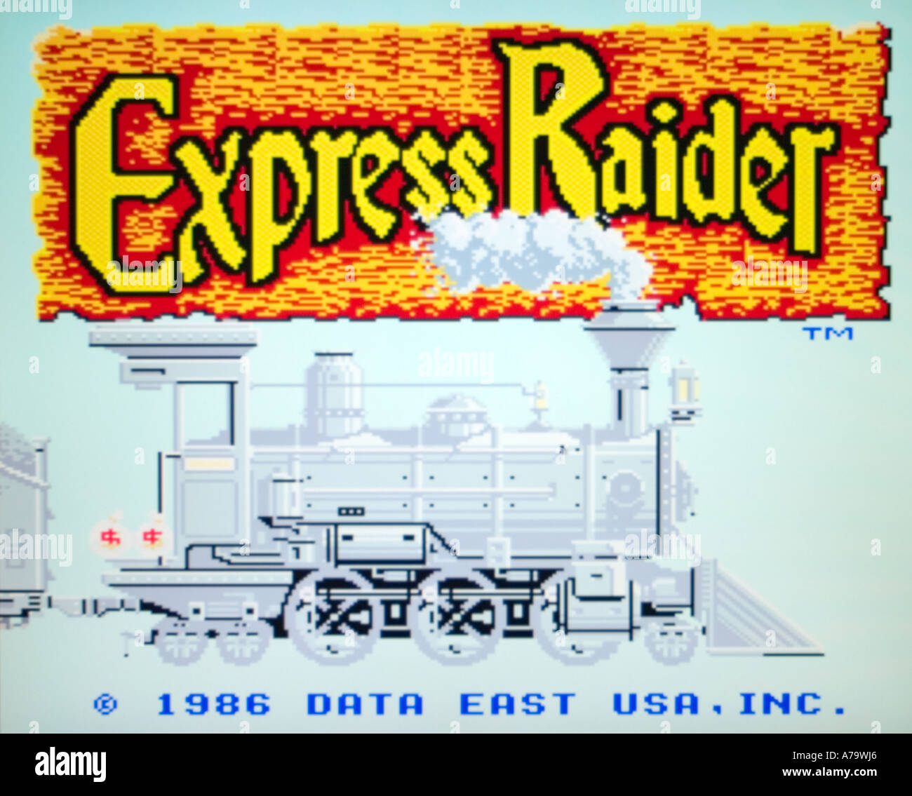 Express Raider Data East 1986 vintage arcade videogame screenshot ...