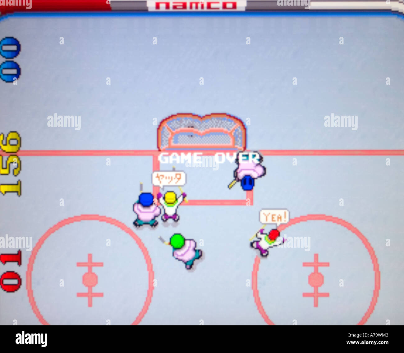 Face Off Namco 1988 vintage arcade videogame screenshot - EDITORIAL USE ...