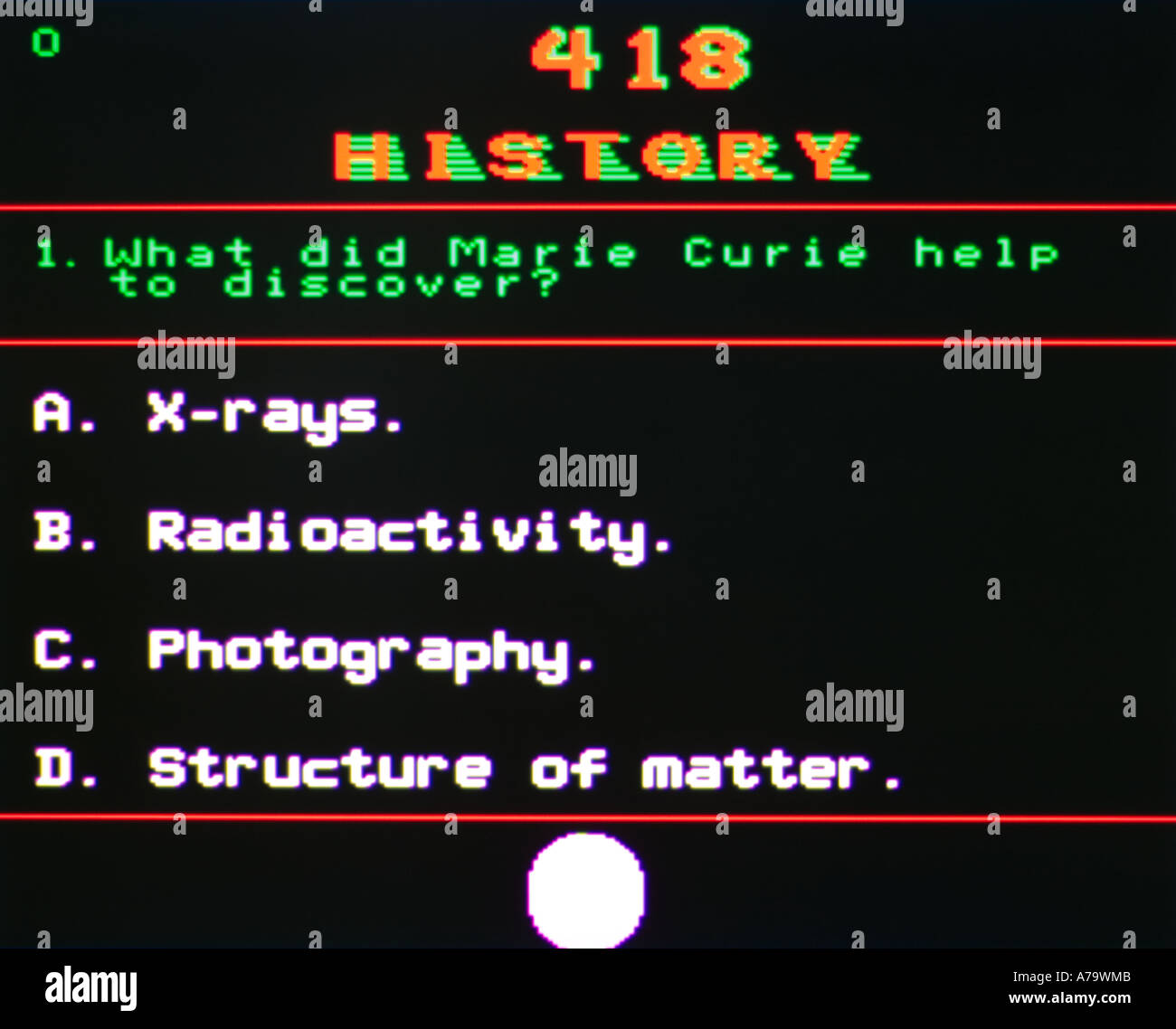 Fax Exidy 1983 vintage arcade videogame screenshot - EDITORIAL USE ONLY ...