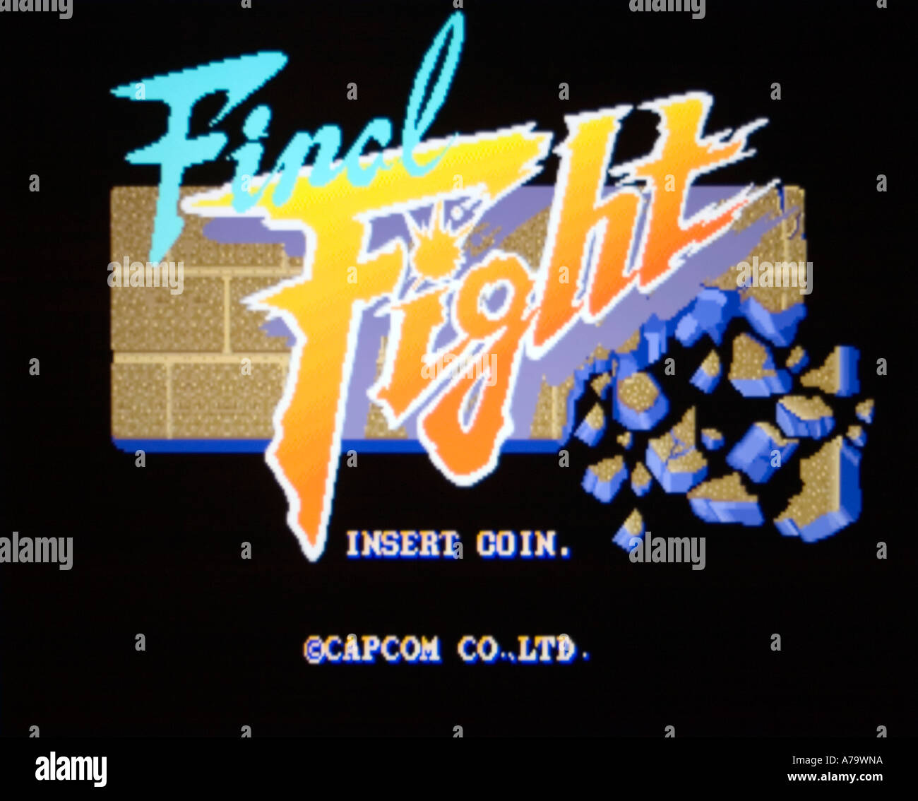 Final Fight Capcom 1989 vintage arcade videogame screenshot - FOR ...